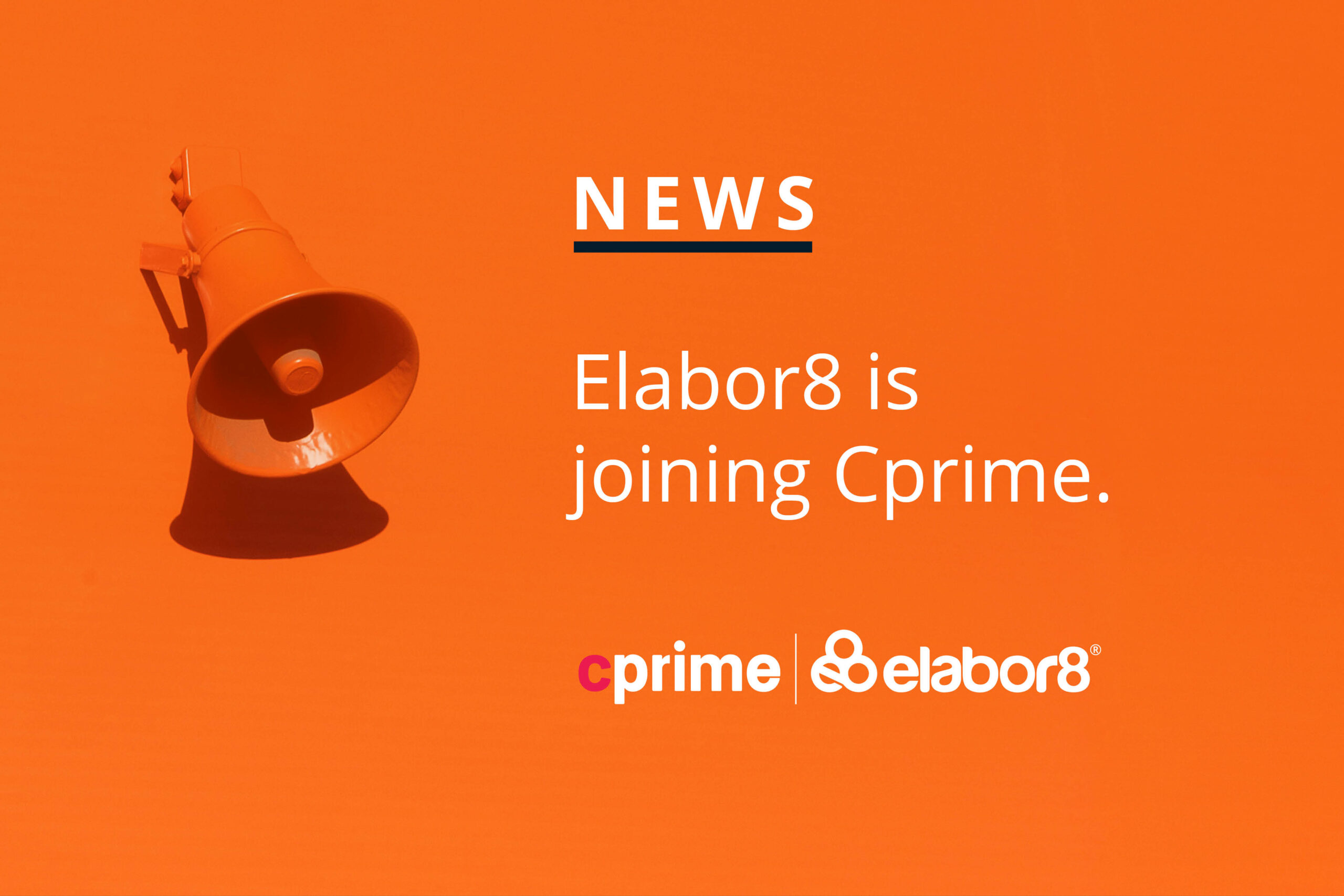 Elabor8 is joining Cprime